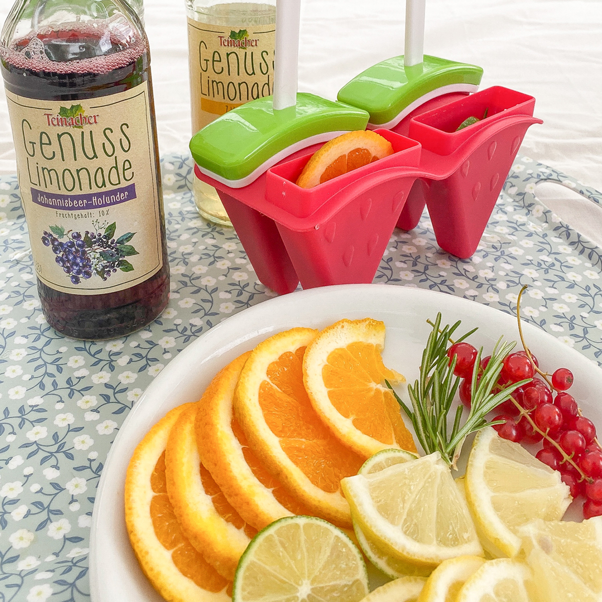 Genuss-Limonade Wassereis: Schnelles Rezept | Teinacher